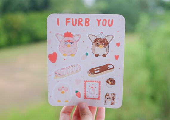 Stickers Paper & Party Supplies Furby Sticker Sheet Paper etna.com.pe