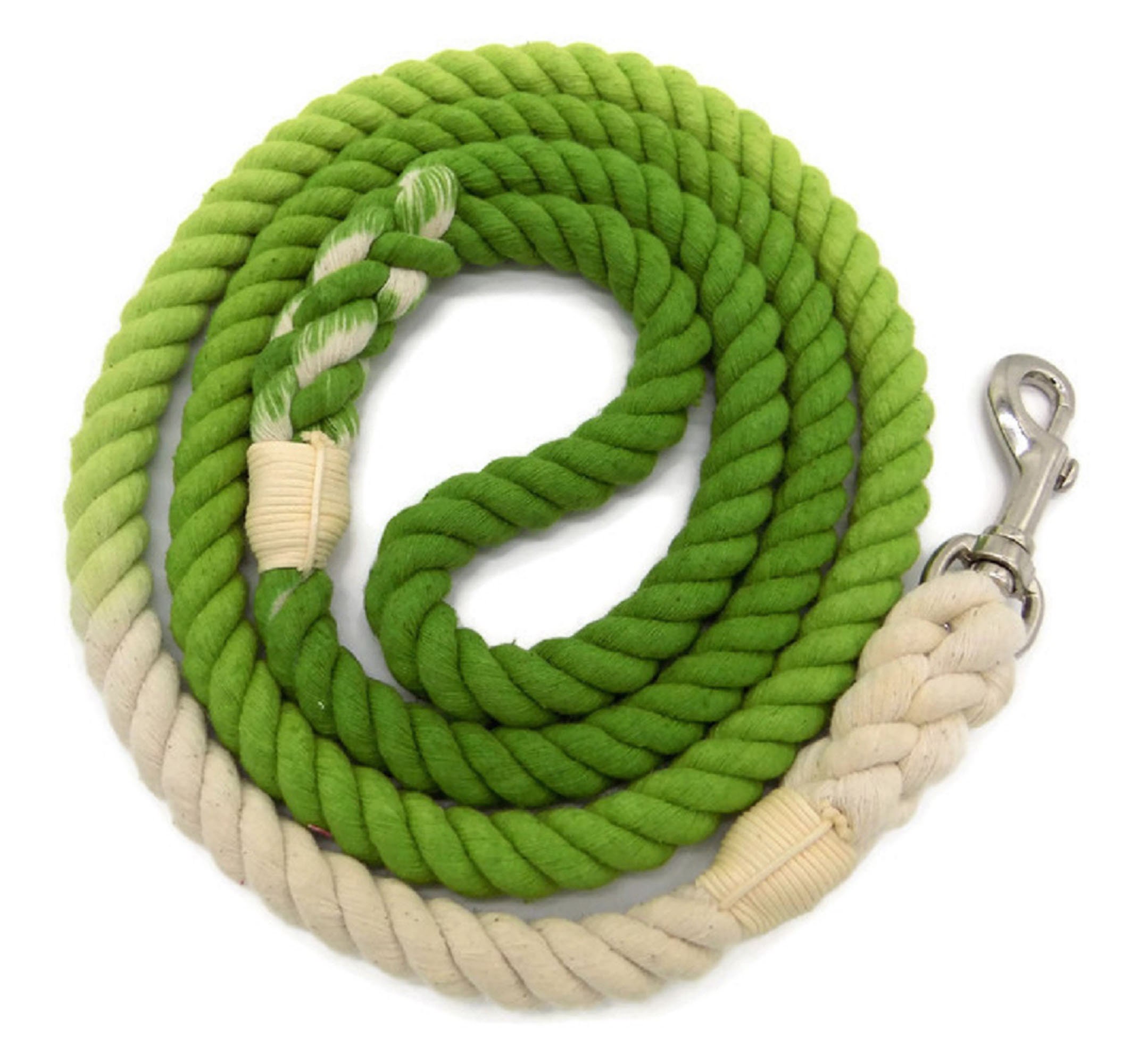 5ft Rope Dog Leash Ombre Braided 100% Cotton Multi-colored | Etsy