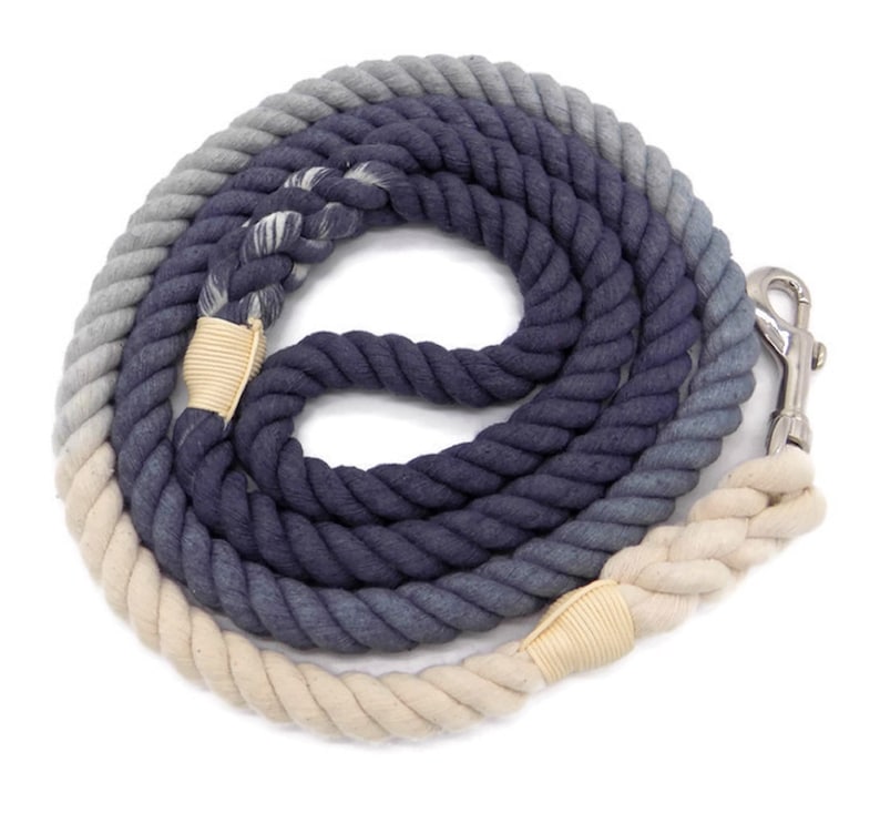 5ft Rope Dog Leash Ombre Braided 100% Cotton Multi-colored - Etsy