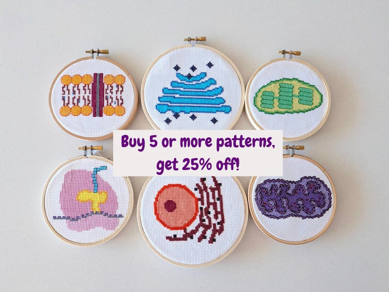 DNA Cross Stitch Bookmark Pattern - PDF Download - Etsy