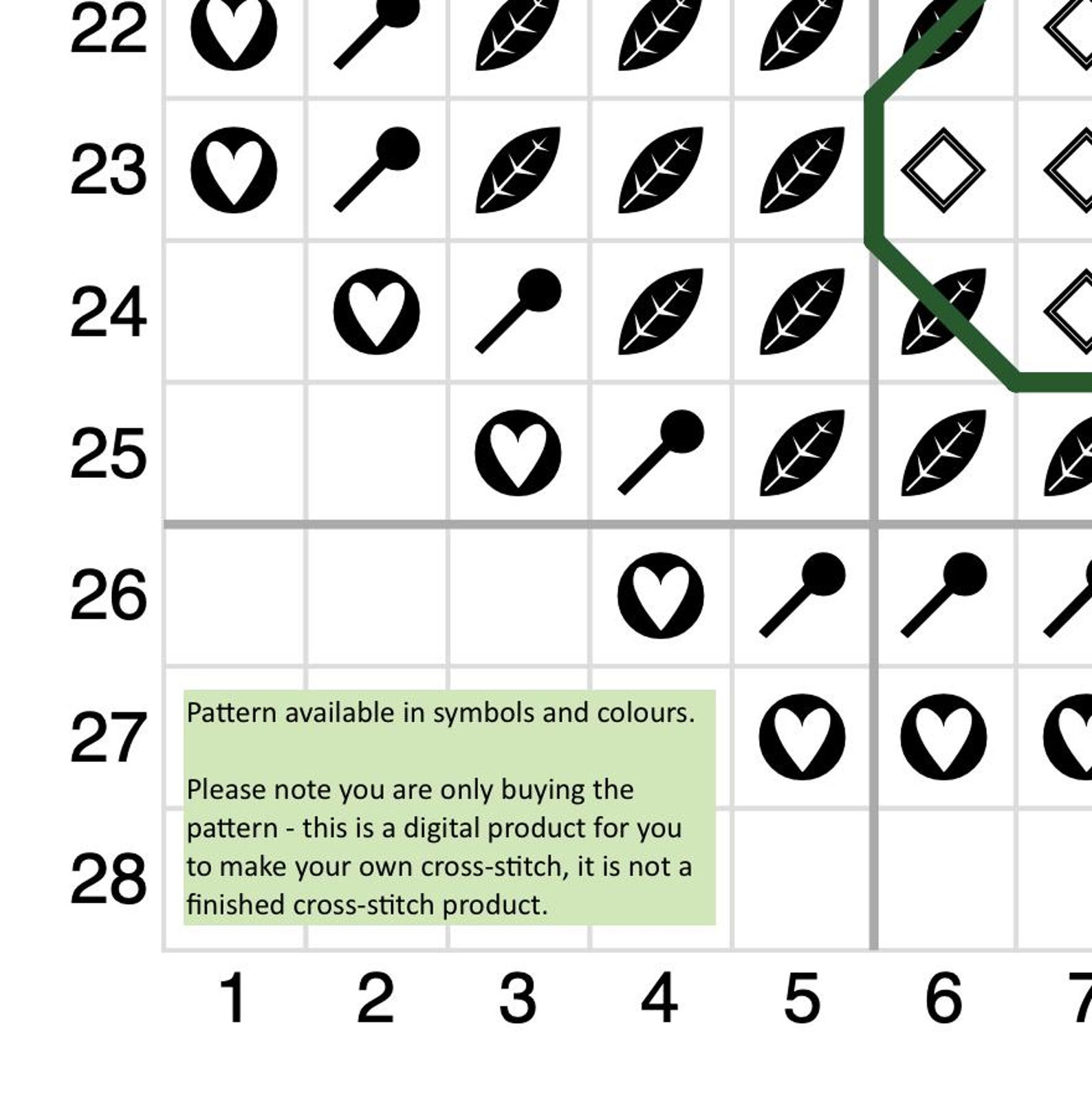 Nucleus Cross Stitch Pattern (with Endoplasmic Reticulum!) - PDF ...