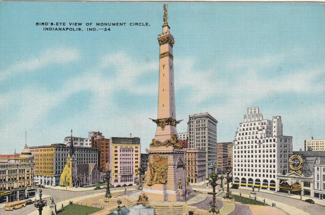 INIDIANAPOLIS, INDIANA Lot of 5 Vintage Postcards Unused...(lot182) - Etsy