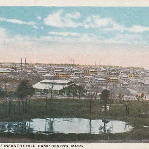 Massachusetts Lot of 5 Vintage Postcards, Fort Devens, Camp Devens ...