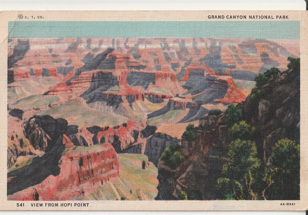 ARIZONA Lot of 5 Vintage Postcards, GRAND CANYON Unused...(lot290) - Etsy