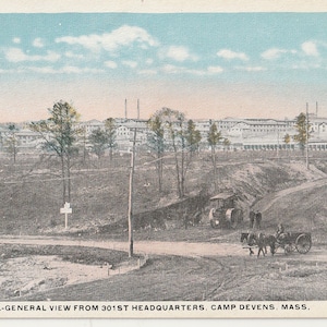 Massachusetts Lot of 5 Vintage Postcards, Fort Devens, Camp Devens ...