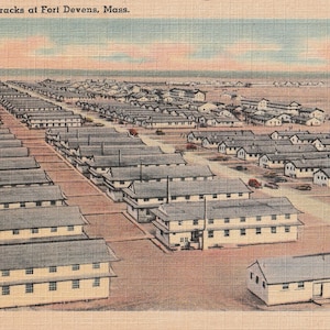 Massachusetts Lot of 5 Vintage Postcards, Fort Devens, Camp Devens ...