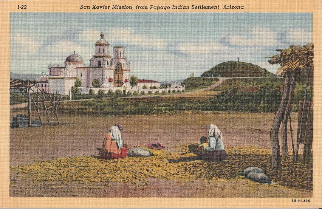 ARIZONA Lot of 5 Vintage Postcards, INDIANS, Hopi, Papago, Navajo ...