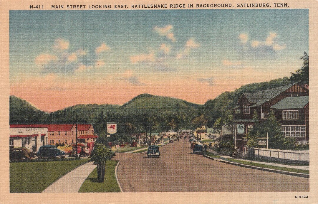 TENNESSEE Lot of 5 Vintage Postcards, GATLINBURG Unused...(lot79) - Etsy