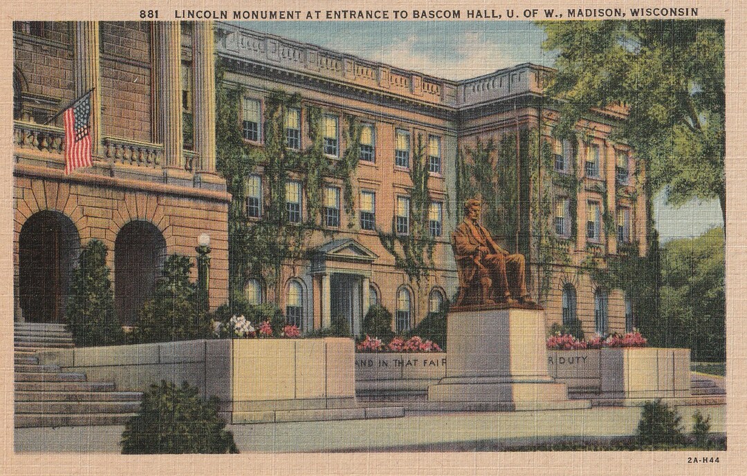 WISCONSIN Lot of 5 Vintage Postcards, MADISON Unused...lot12 - Etsy