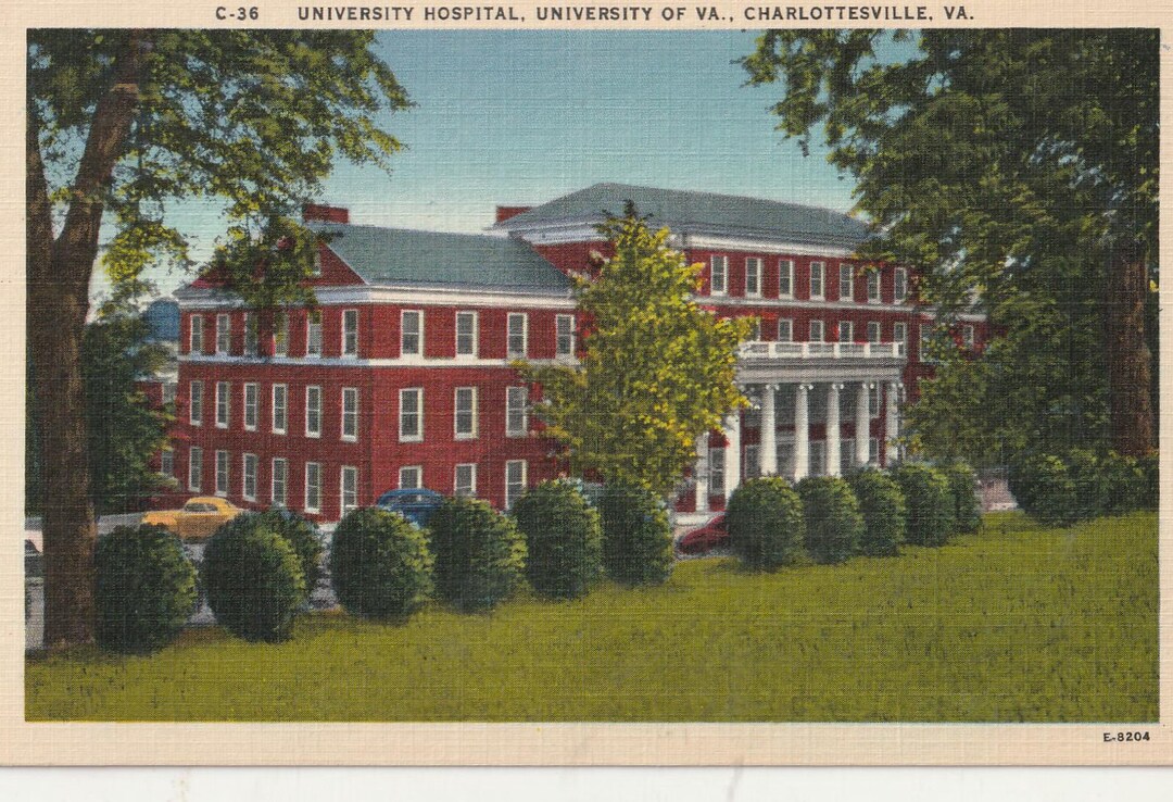 VIRGINIA Lot of 5 Vintage Postcards, CHARLOTTESVILLE Unused...lot138 - Etsy