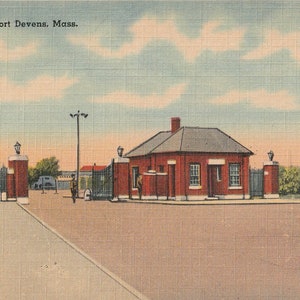 Massachusetts Lot of 5 Vintage Postcards, Fort Devens, Camp Devens ...