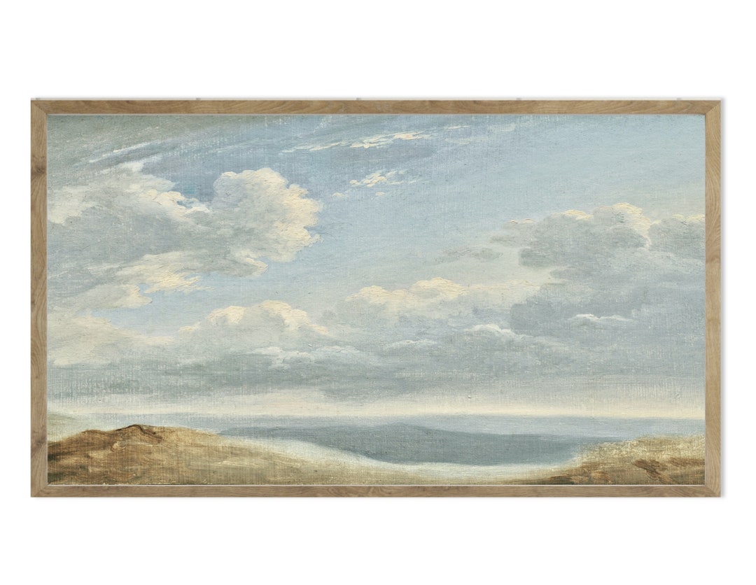 Roman Clouds Samsung Frame TV Art Vintage Art Display - Etsy