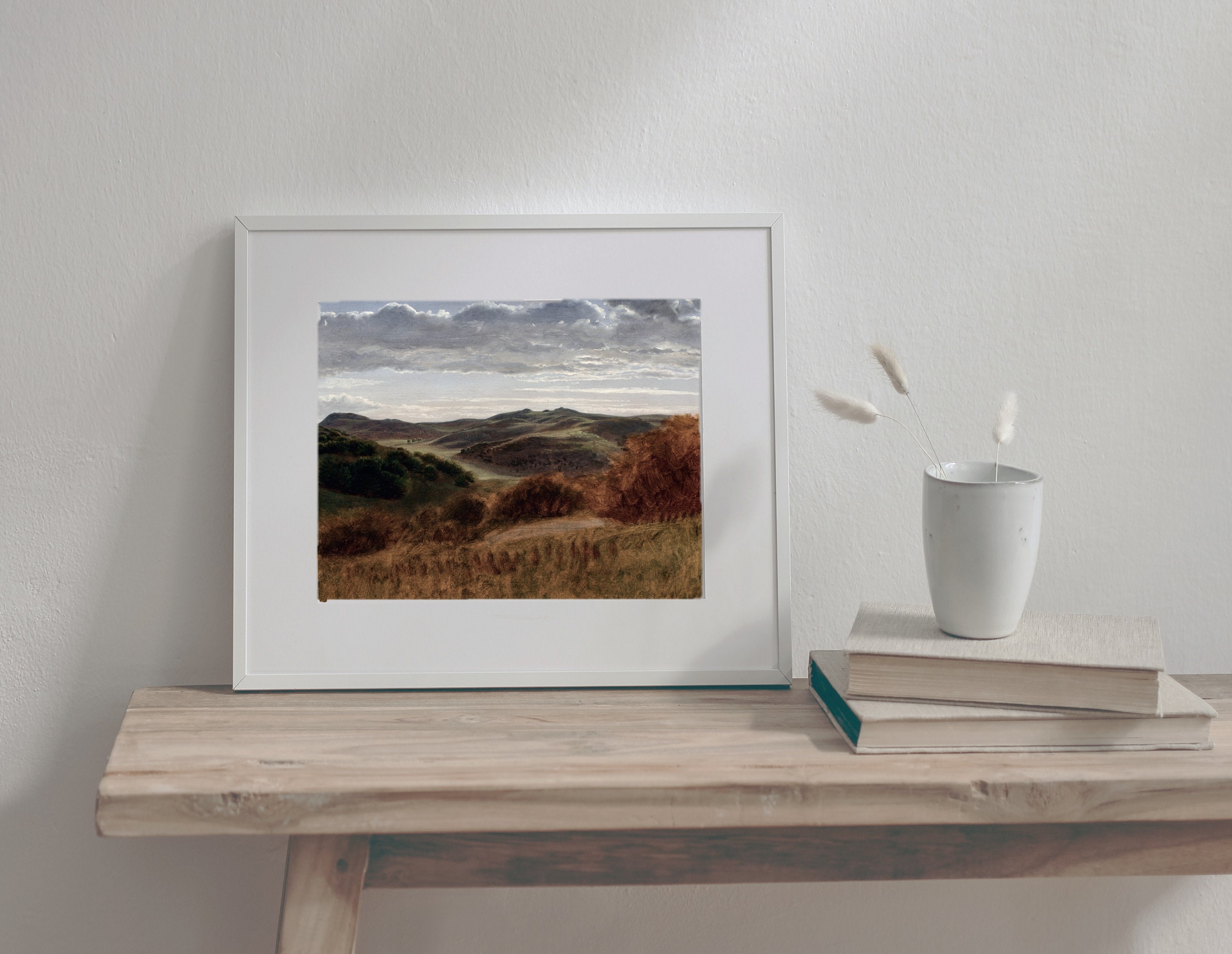 Rusty Valley Antique Painting Printable Gallery Wall Art | Etsy