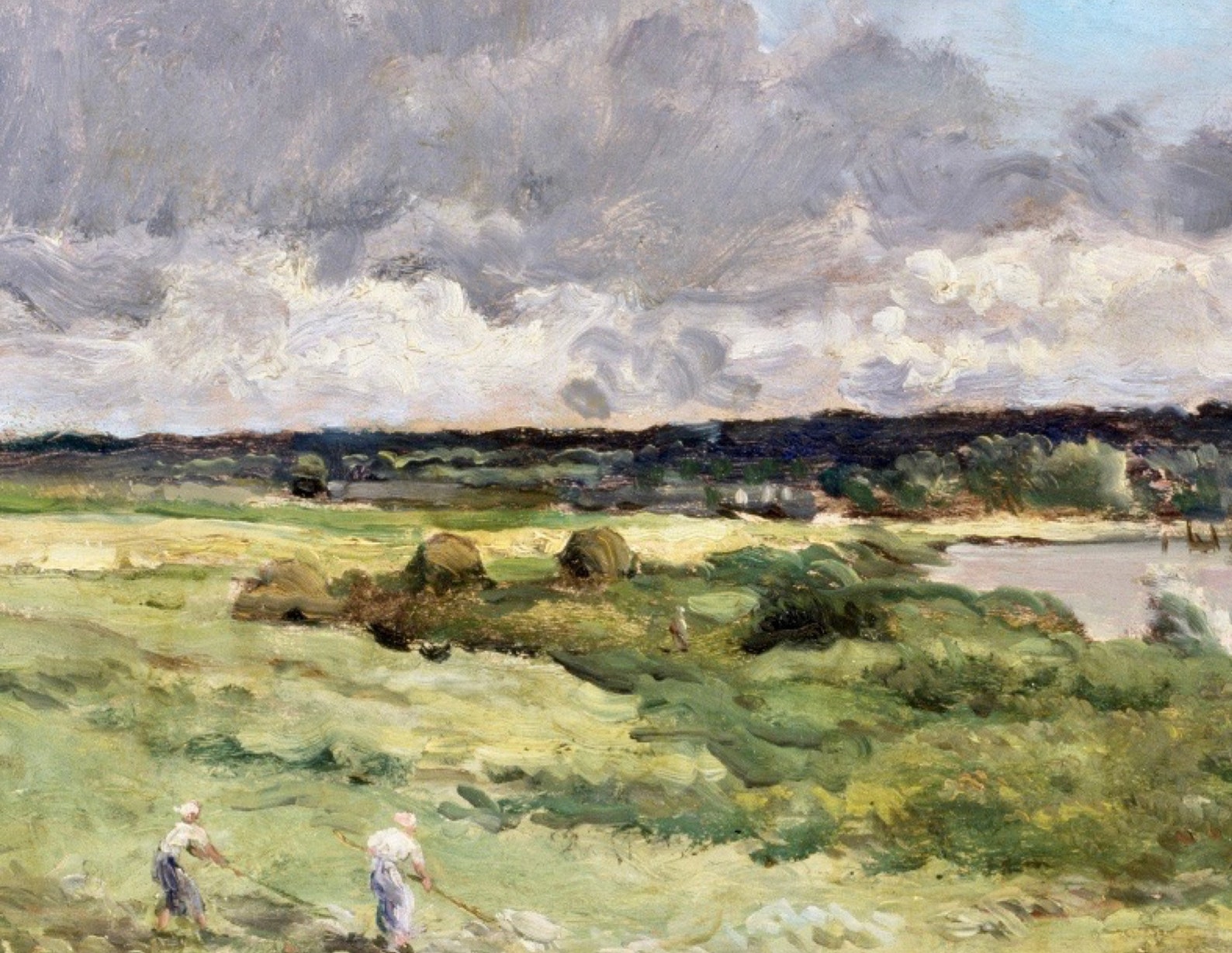 Spontaneous Spring Storm Vintage Wall Art Antique Painting - Etsy