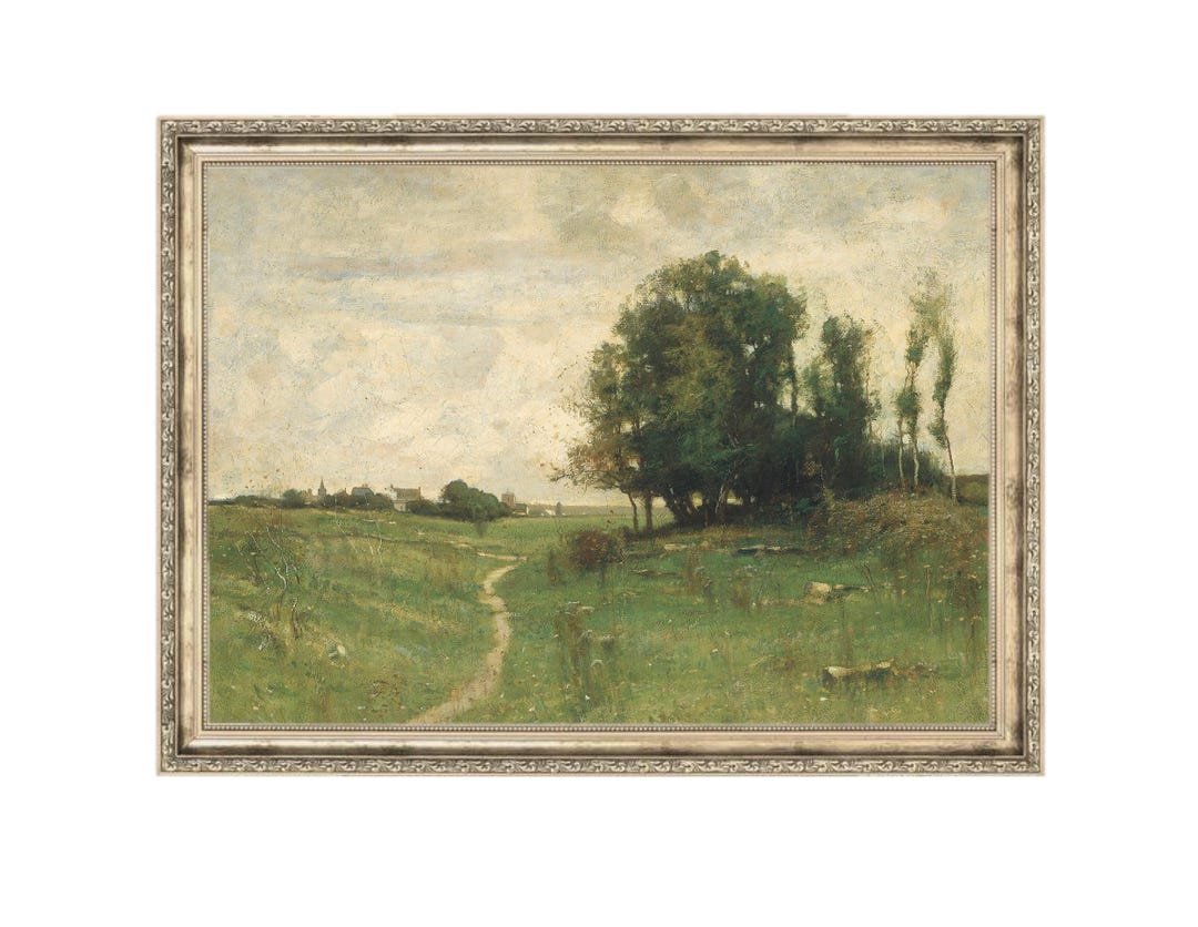 Country Walk | Landscape Painting | Country Dirt Road | Country ...