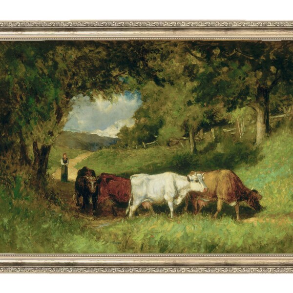 Cattle Drive Painting - Etsy