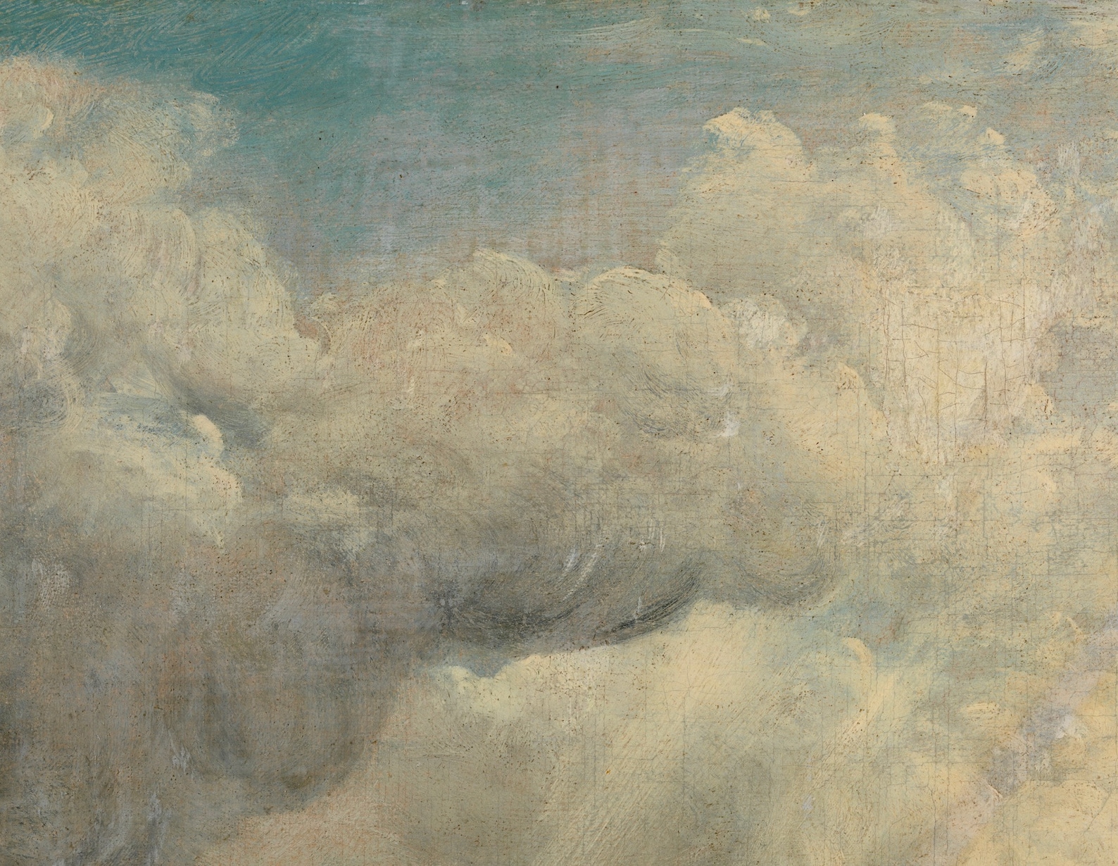 Antique Clouds Vintage Painting Wall Art Cloud Artwork - Etsy