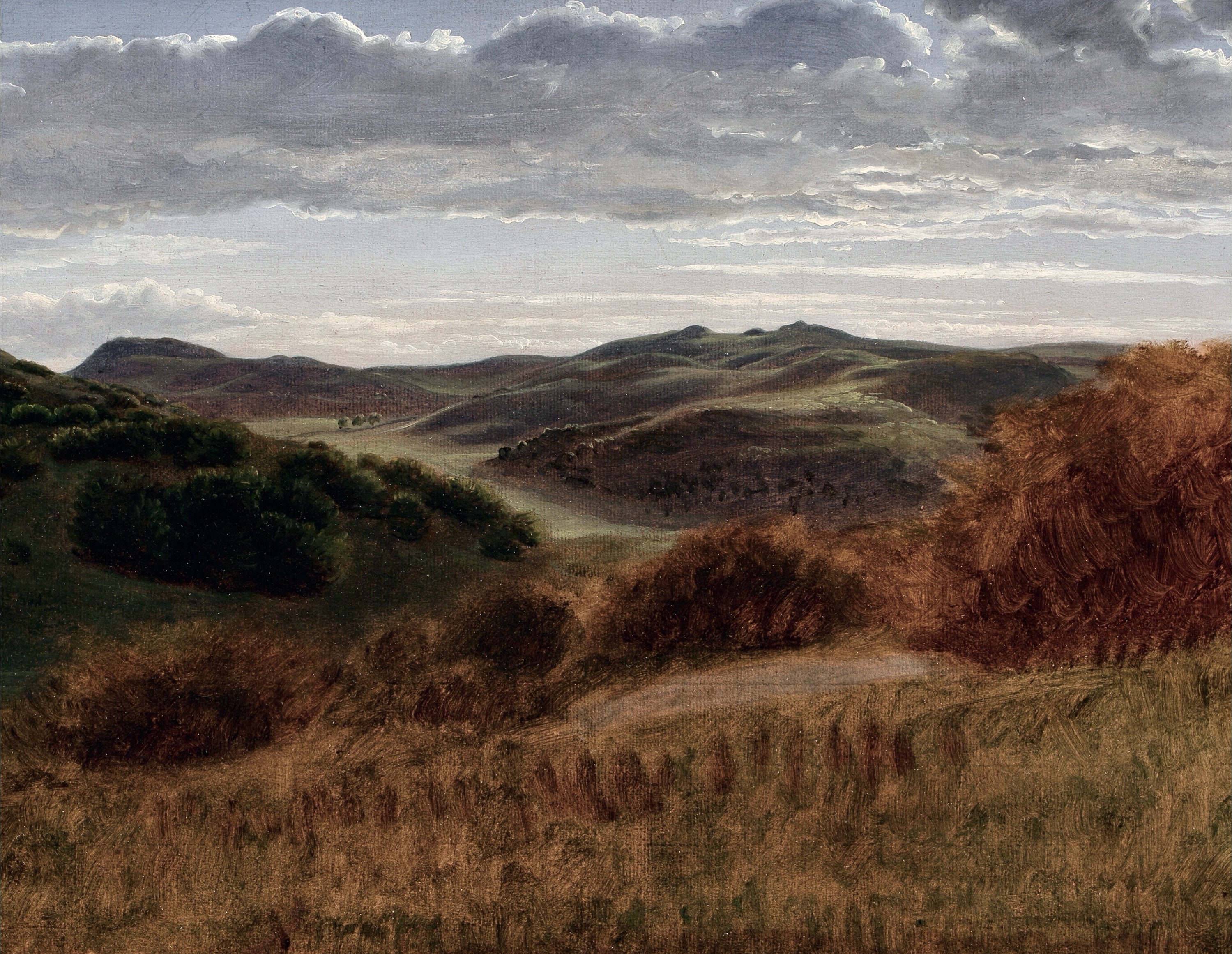 Rusty Valley Antique Painting Printable Gallery Wall Art | Etsy