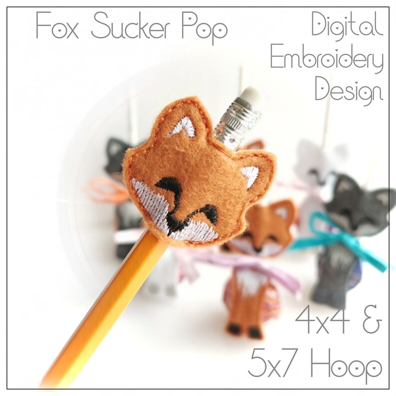 Fox Lolly Design Sucker Lollipop Holder Candy Holder in - Etsy