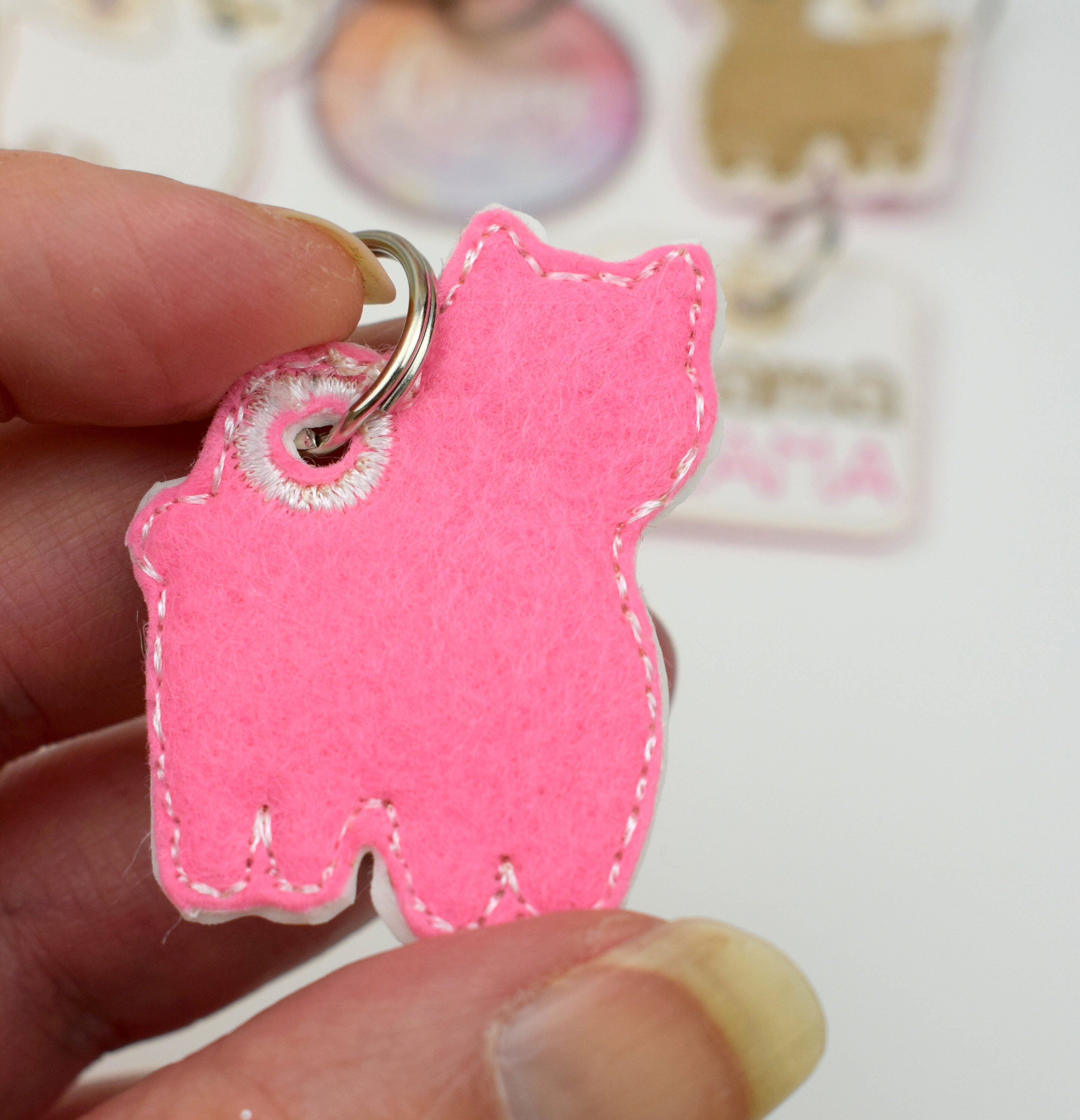 DIGITAL PATTERN Llama Charm Set Embroidered Charm Set ITH | Etsy