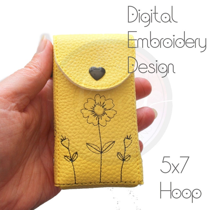 Sketched Flower Doodles Tissue Case Snot Rags Continuous | Etsy