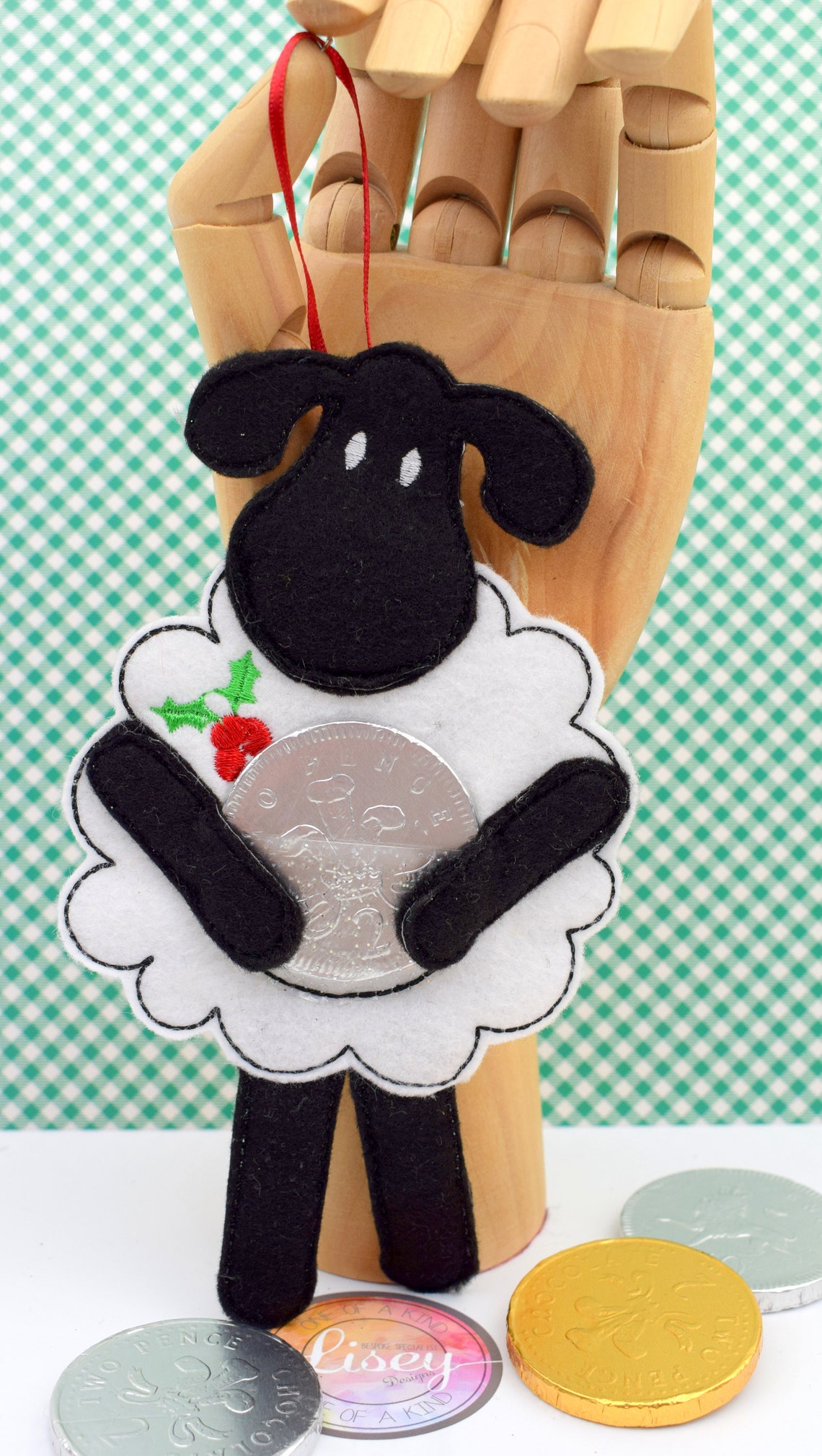 Digital File Sheep Christmas Hanging Decoration Felt Sheep | Etsy