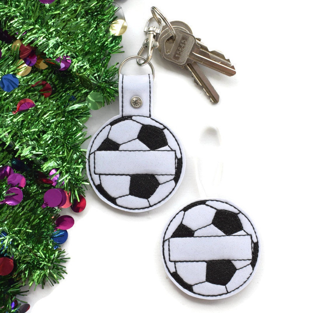 Football Key Fob, Soccer, Football Decoration, 2 DESIGN SET, Lisey ...