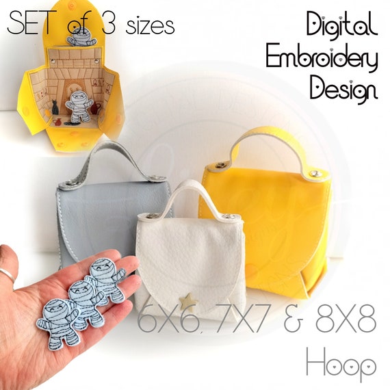 Mummy Room Bag 3 Sizes Digital Embroidery Design in the - Etsy