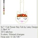 4x4 Cat Key Fob, 3D Fringed Flower, DIGITAL DESIGN, Cat Key Ring ...