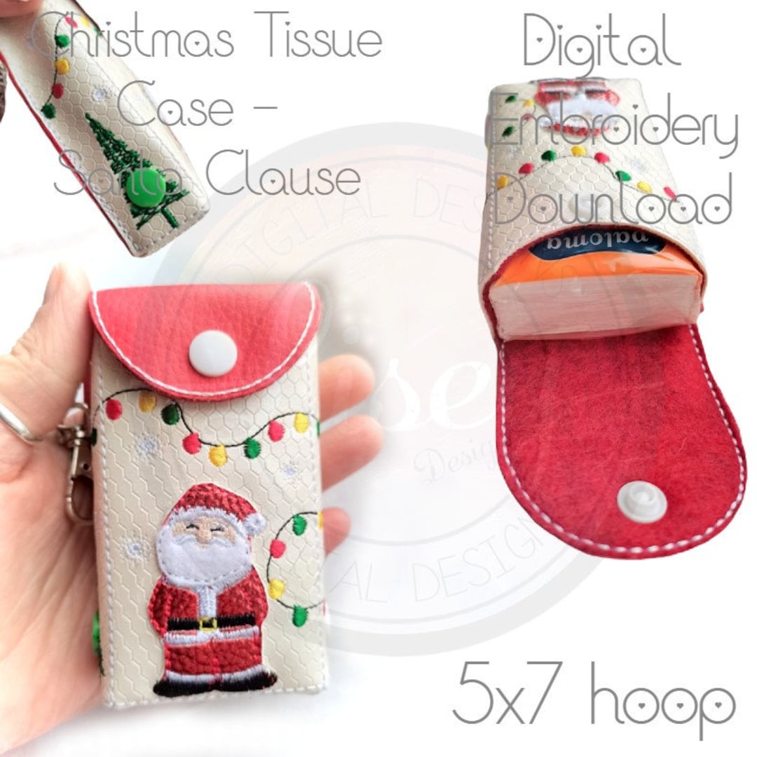 Santa Tissue Case, Father Christmas, Snot Rags, Christmas Design ...