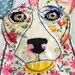Digital File, Patchwork Jack Russell Terrier, Raw Edge Applique ...