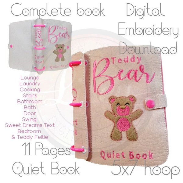 Embroidery Pattern Quiet Book - Etsy