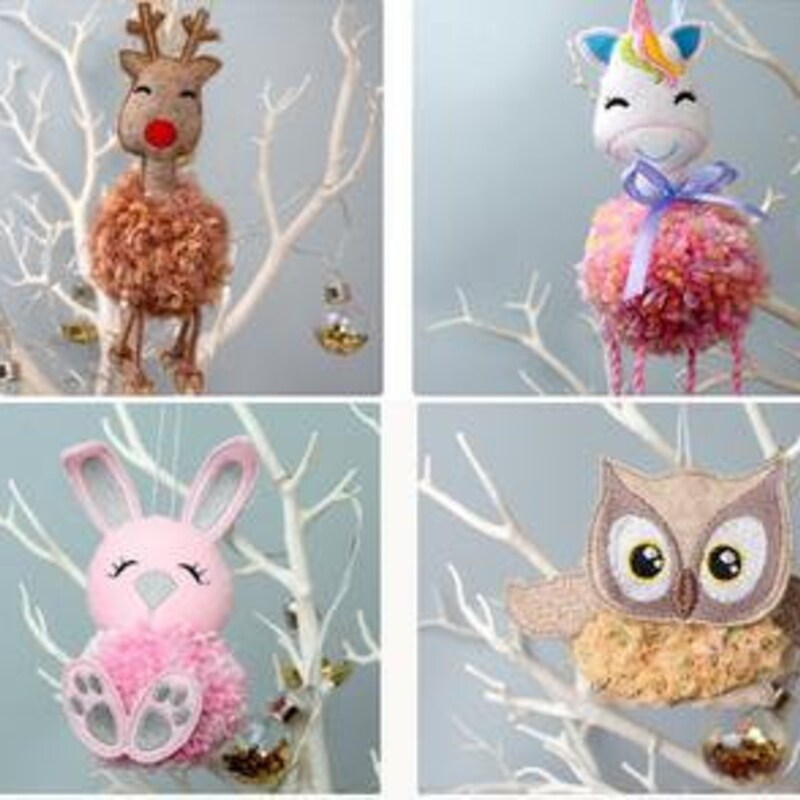 Pom Pom Animal Patterns - Etsy UK