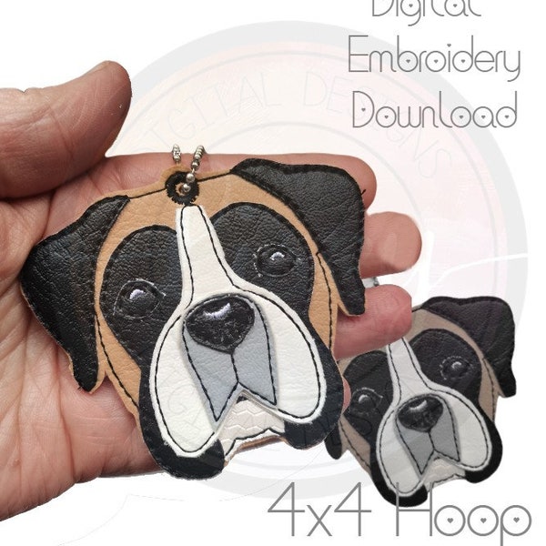 Boxer Dog Embroidery - Etsy