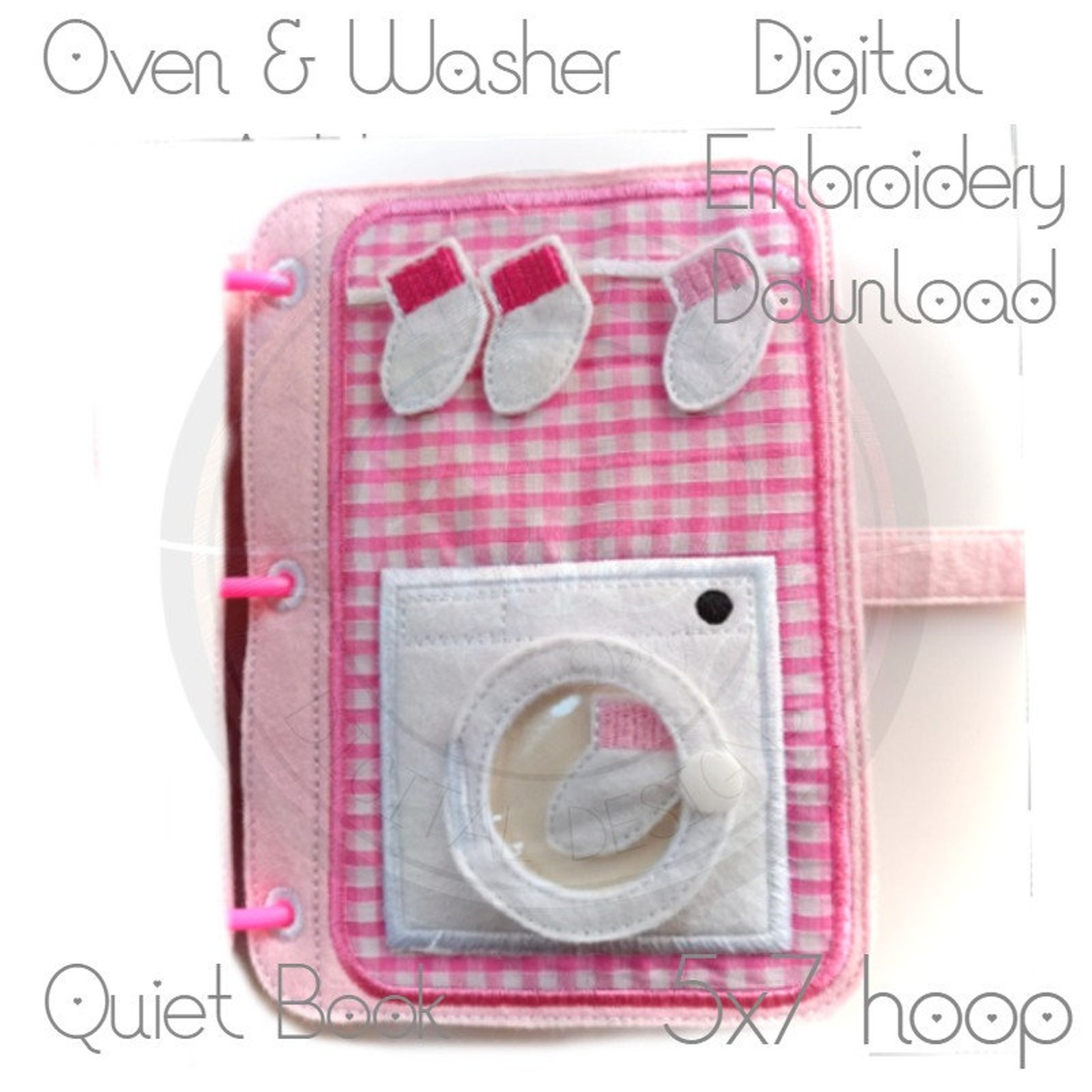 Cooking Page for Quiet Book Washing Interactive Play - Etsy