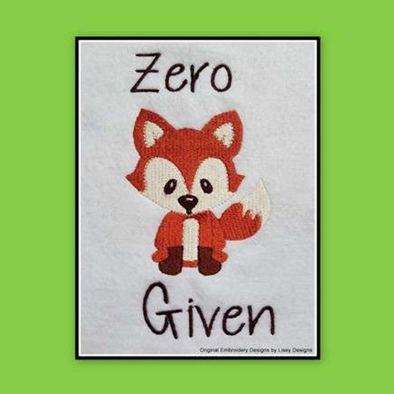 Digital File: Zero fox Given 5x7 by Lisey Designs | Etsy