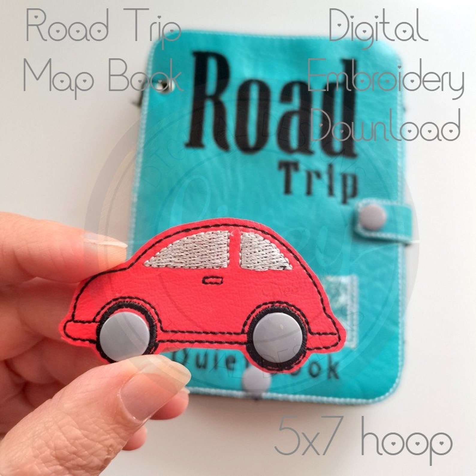 Road Trip Map Book Quiet Book Instant Download Digital - Etsy