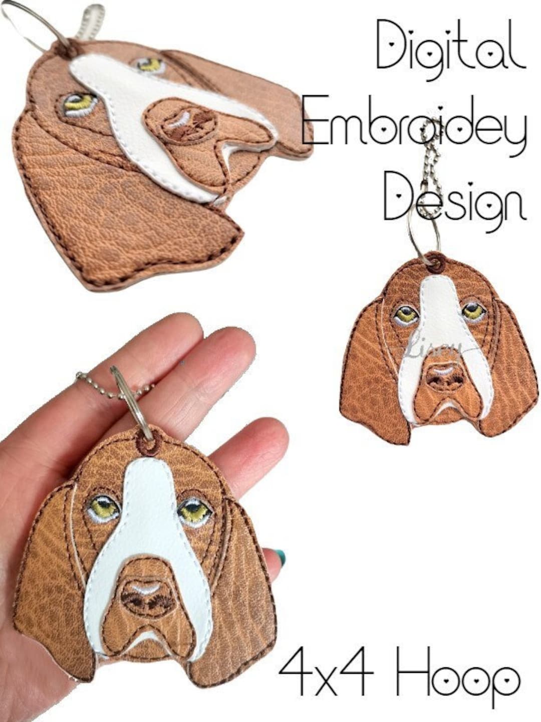 Bracco Itaiano, Basset Hound, Blood Hound, Pointer, Key Ring Chain ...