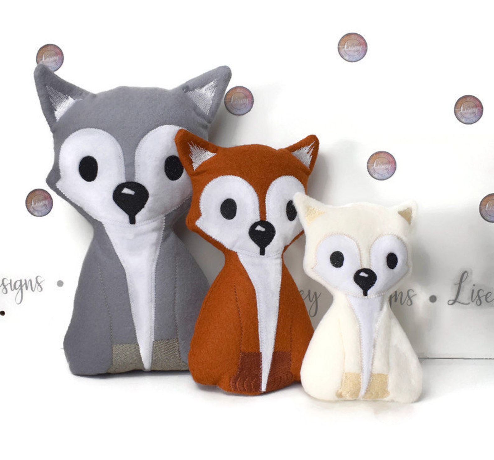 Fox Plush, ITH, Red Fox, Stuffie, More Than 1 Size Available, Email ...