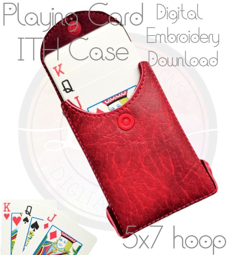 Playing Card Case 3D Pouch Playing Cards Bag Digital - Etsy