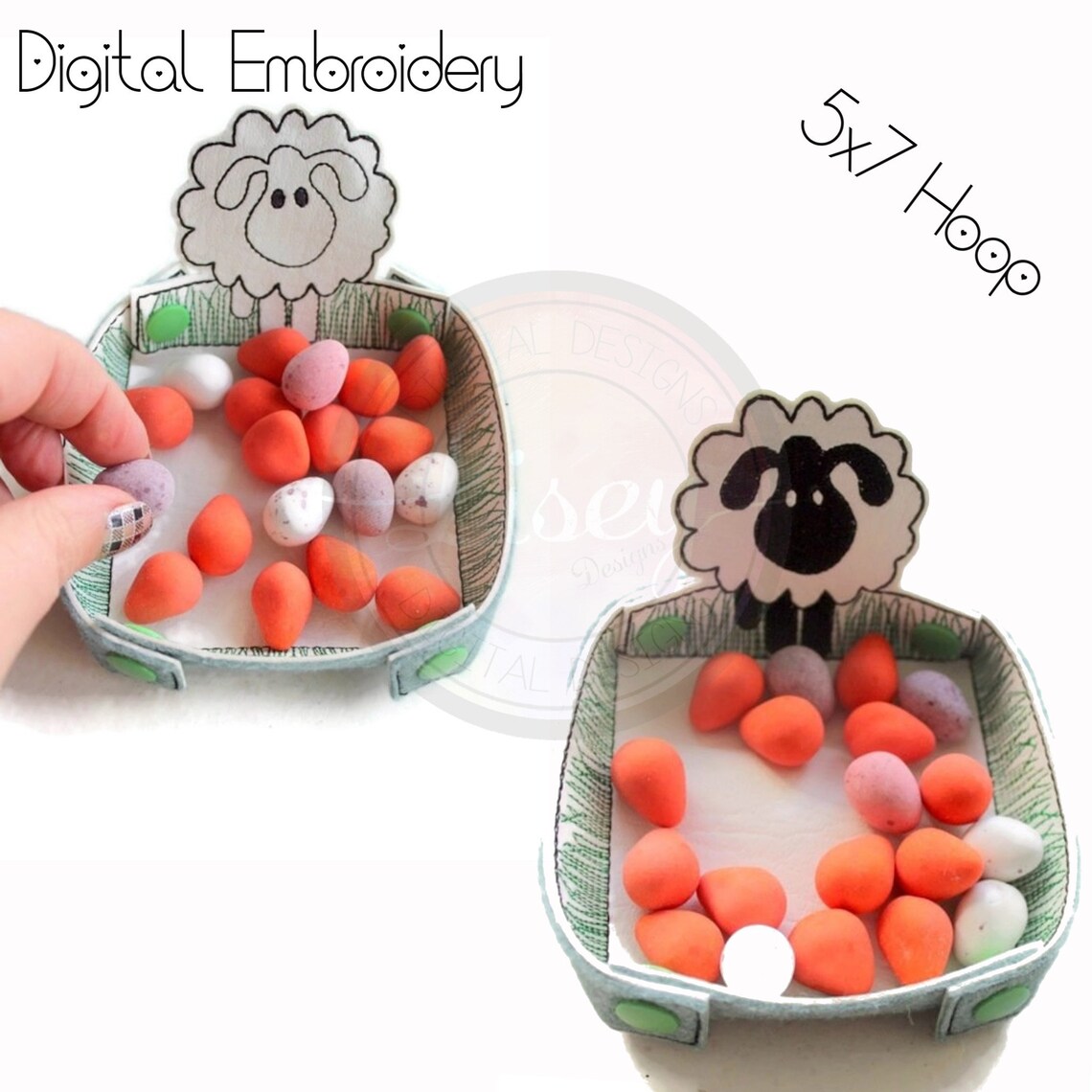 Sheep Treat Trays X 2, Farm Yard Animals, Gender Neutral, All Ages ...