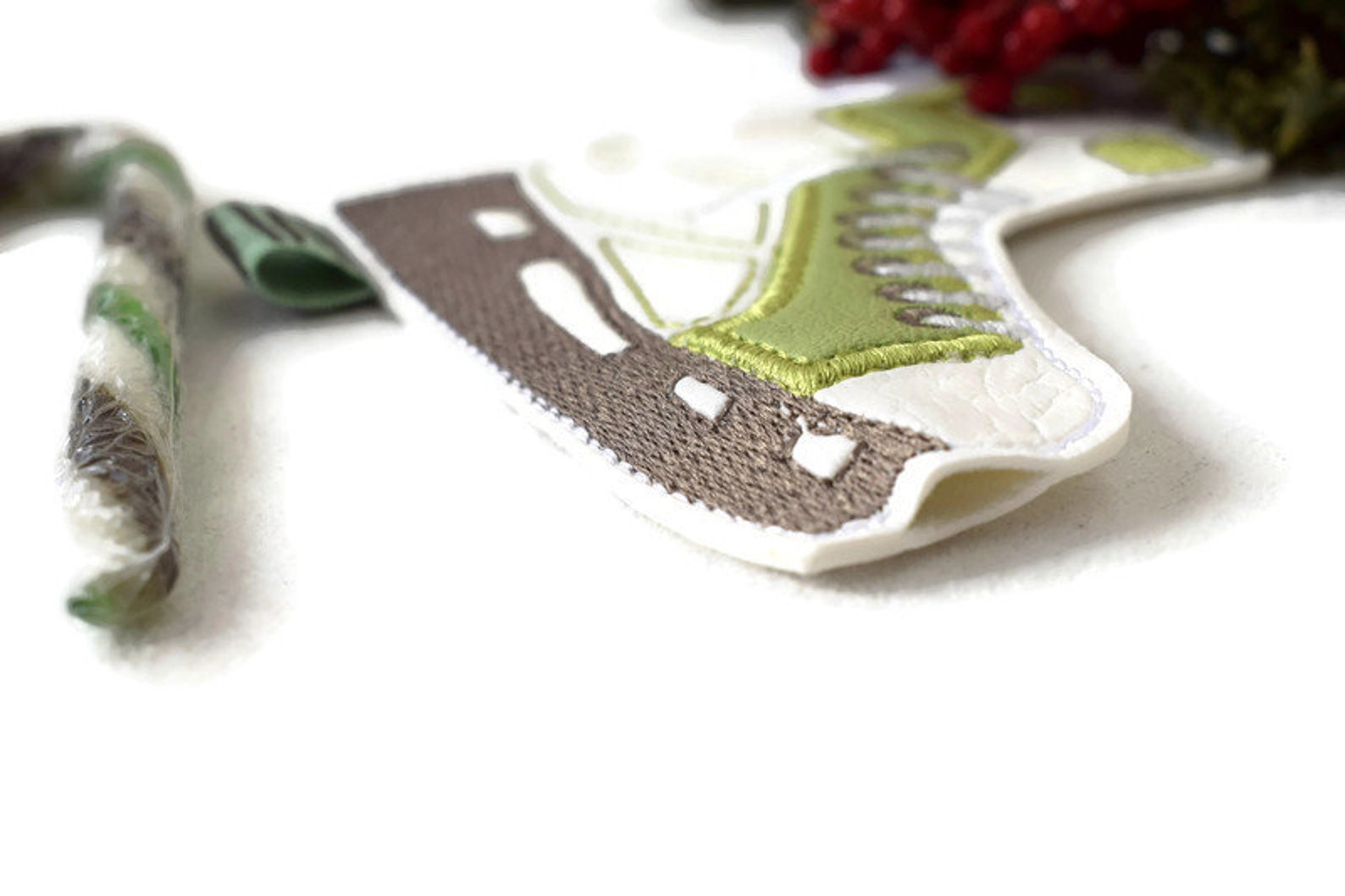 4x4 Ice Hockey Candy Cane, Skate Hanging Decoration, Speed Skate, Lisey ...