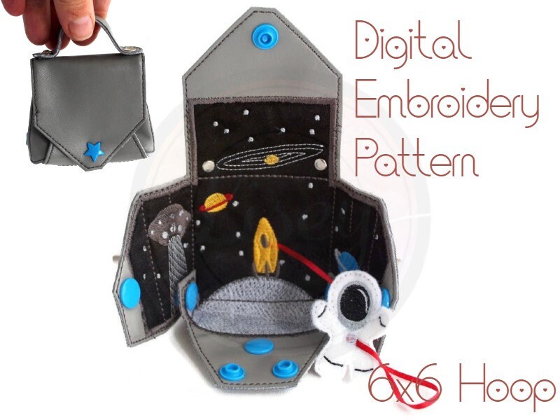 Small Outer Space Bag Astronaut Smallest Size Digital | Etsy