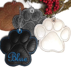 Paw Decoration, Digital Pattern, Dog Dec, PAW Embroidery, Lisey Designs ...