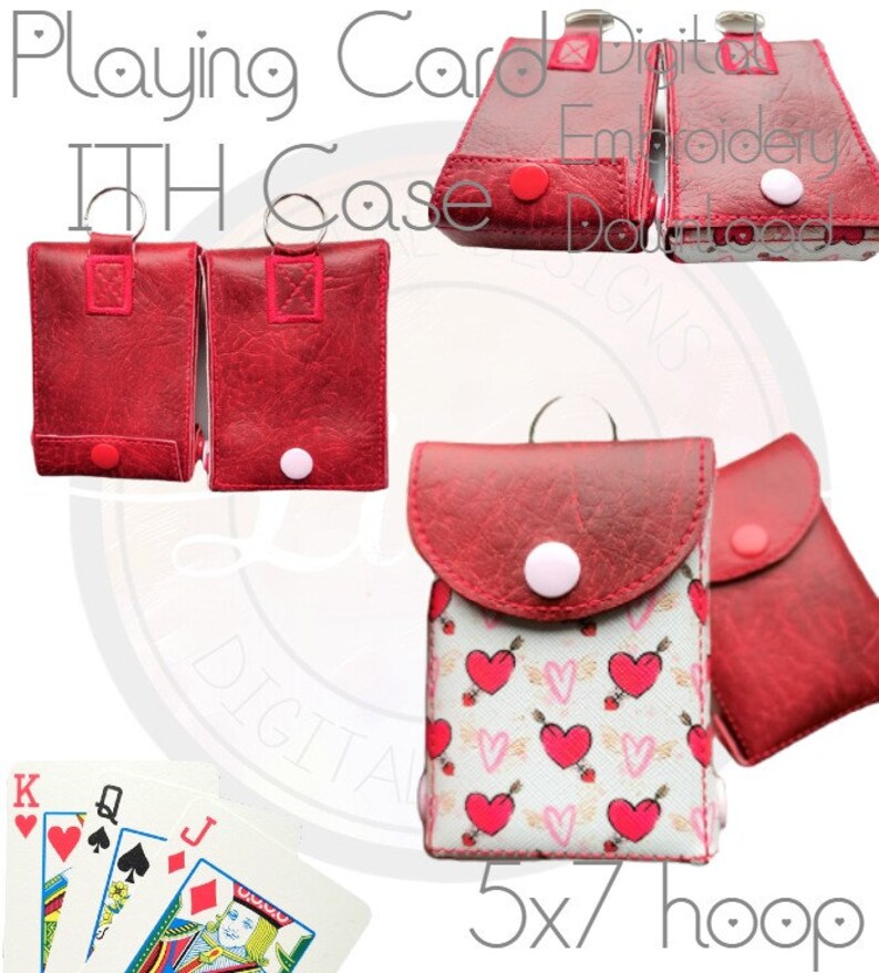 Playing Card Case 3D Pouch Playing Cards Bag Digital - Etsy