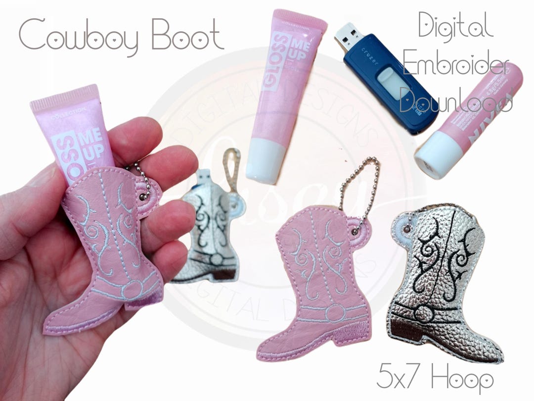 Cowboy Boot Key Fob, Cowgirl Boot Key Ring, Gumboots, DIGITAL PATTERN ...