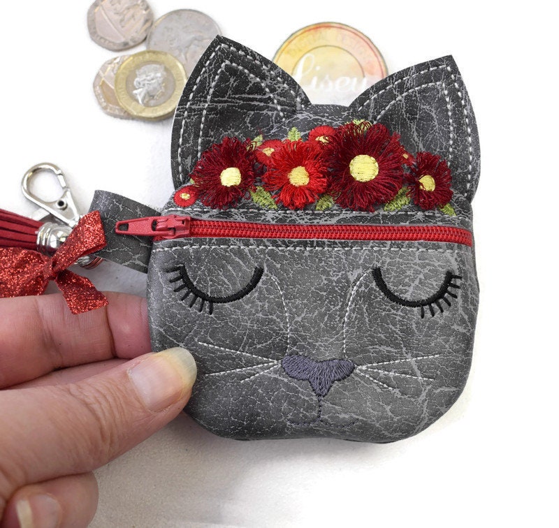 4x4 Cat Zipper Purse DIGITAL PATTERN Zippys 3D Fringed | Etsy