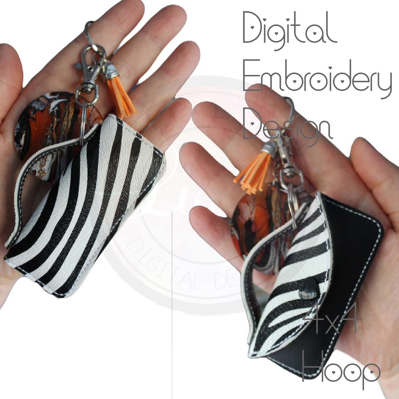 3 Lip Balm Cases, Gum Purse, Usb Case, DIGITAL PATTERN, 4x4 Hoop, Case ...