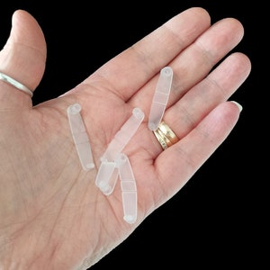 Plastic Connectors, Plastic Keychain Clips, Keychain Clips, Clear ...