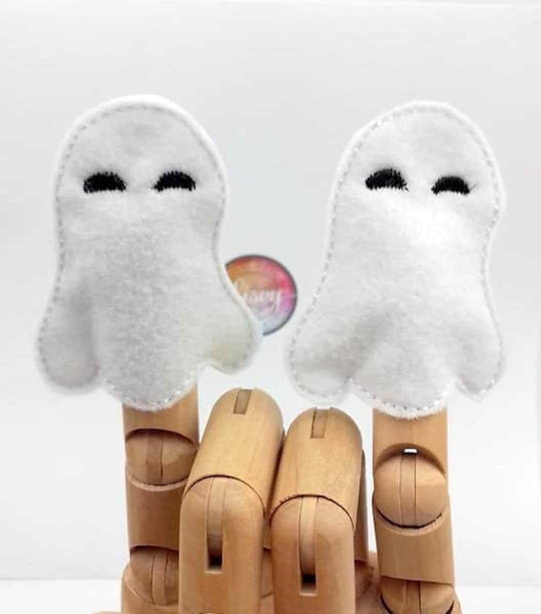 Digital File, in the Hoop Ghost Finger Puppet, 4x4 Hoop, Embroidery ...